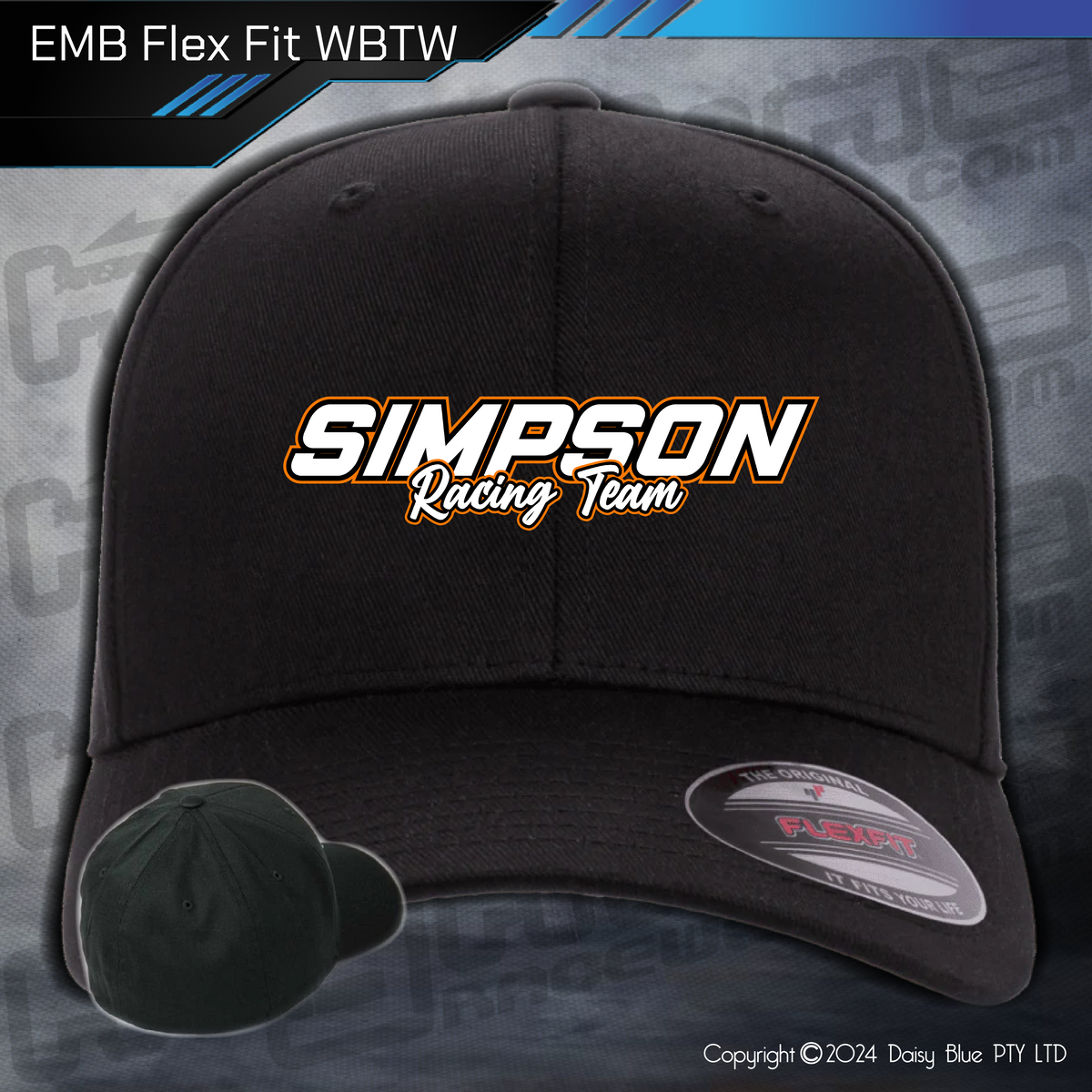 FLEX FIT CAP - Simpson Racing Team – Highline Racewear