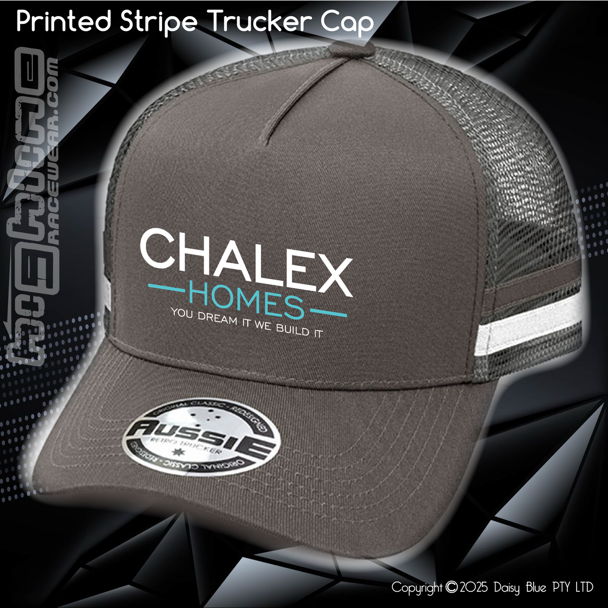 STRIPE Trucker Cap - Chalex Homes – Highline Racewear