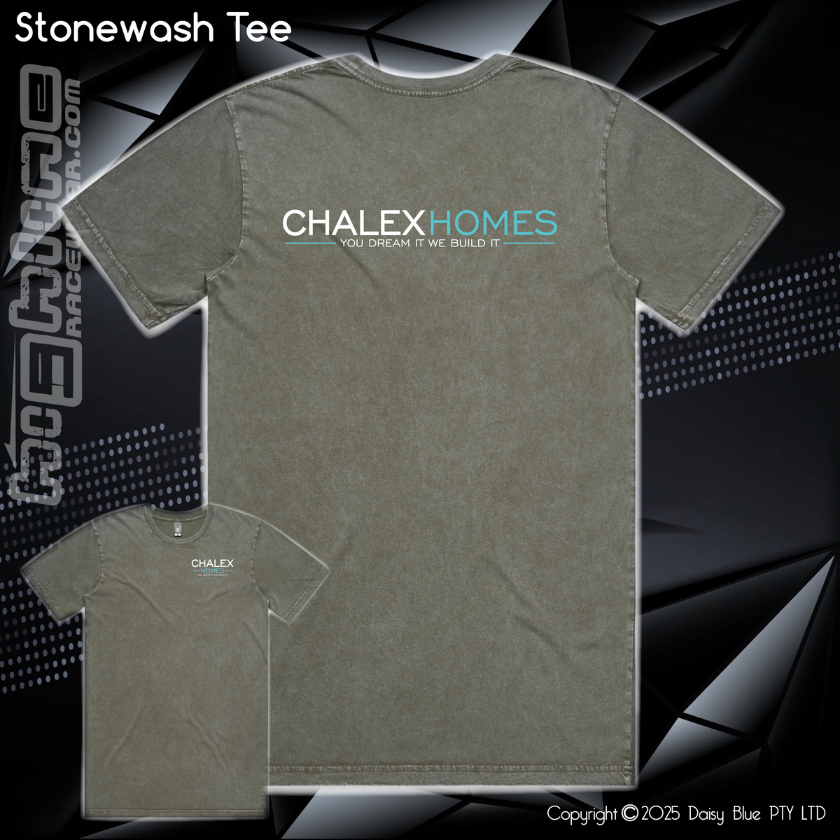 Stonewash Tee - Chalex Homes – Highline Racewear