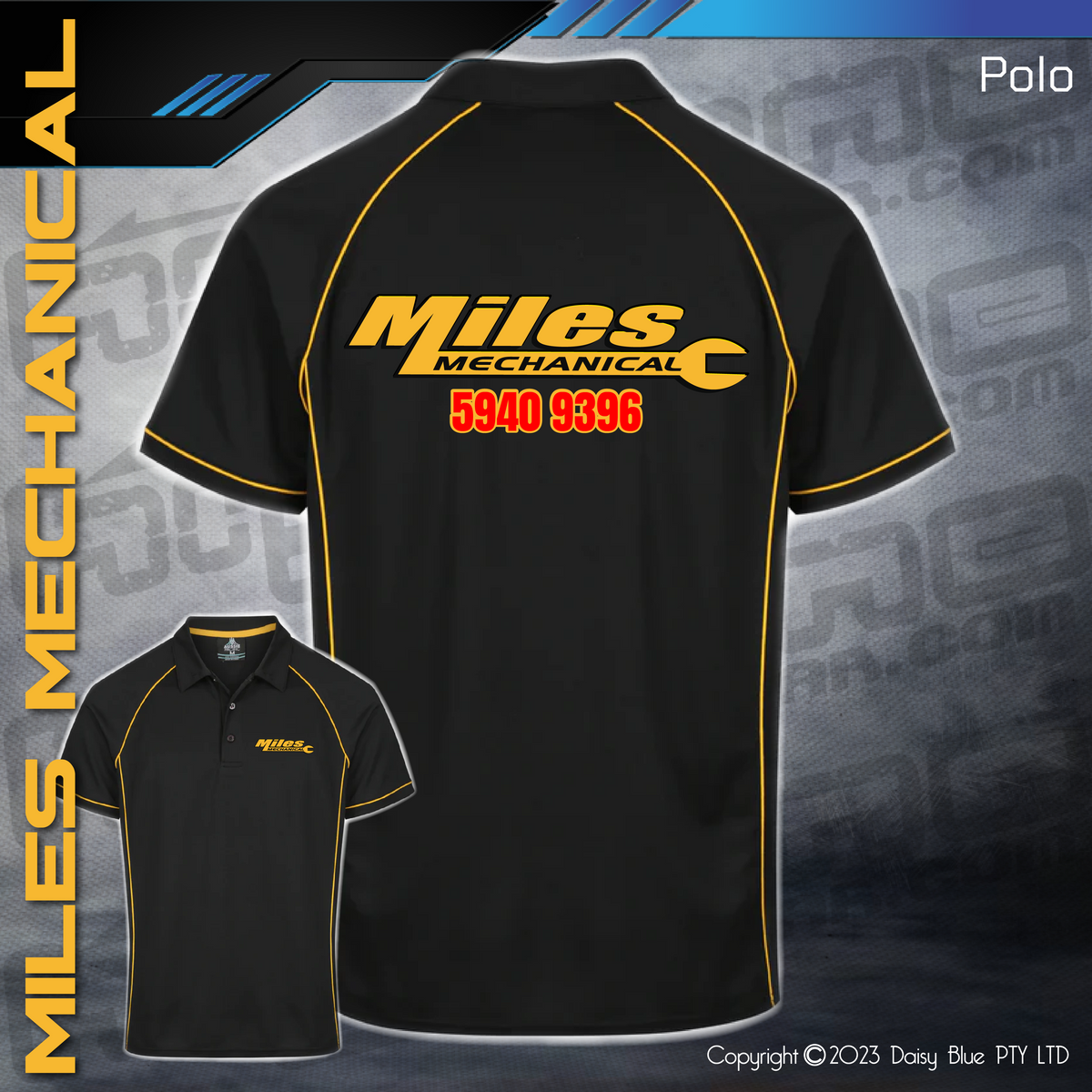 POLO SHIRT - Mile Mechanical – Highline Racewear