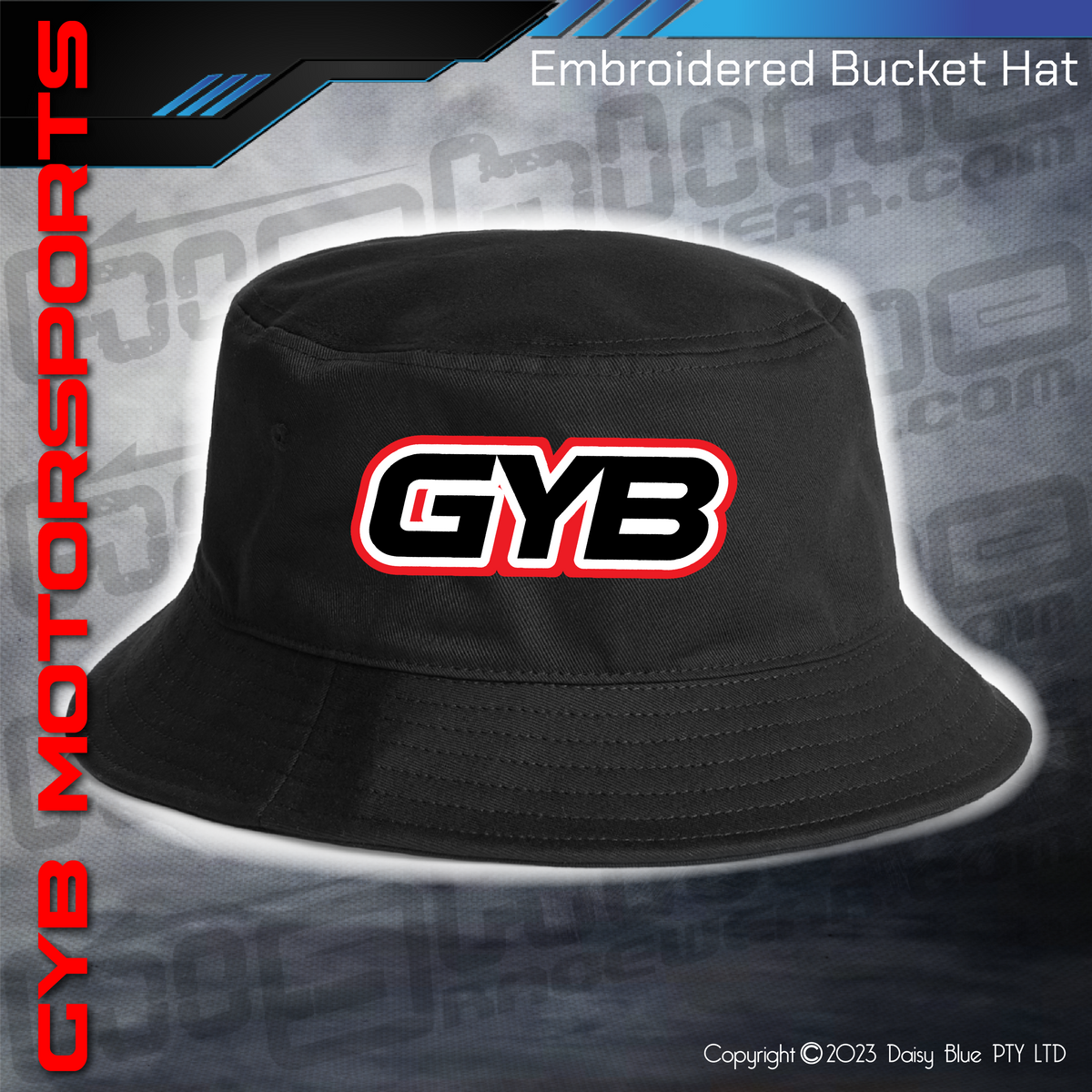 Embroidered Bucket Hat - GYB Motorsport – Highline Racewear