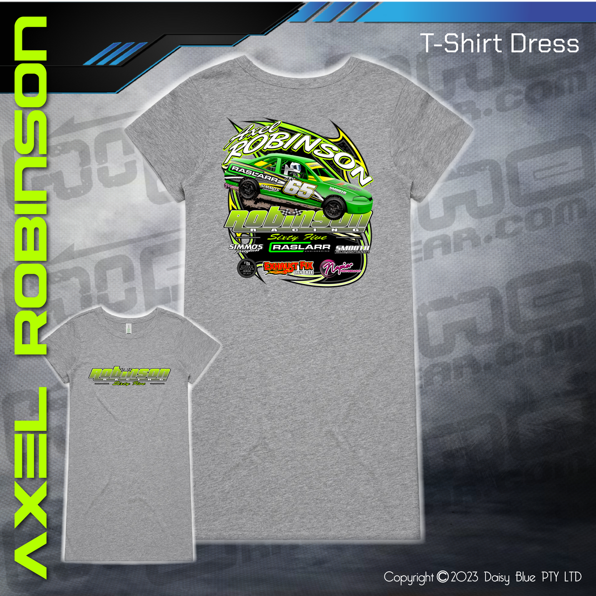 T-Shirt Dress - Axel Robinson – Highline Racewear