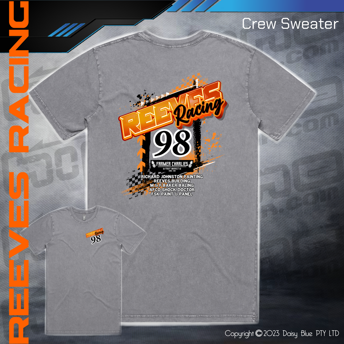 Stonewash Tee - Reeves Racing – Highline Racewear