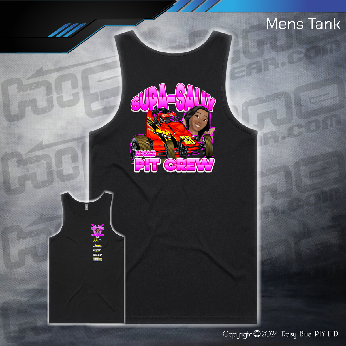 Mens/Kids Tank - Supa-Sally – Highline Racewear