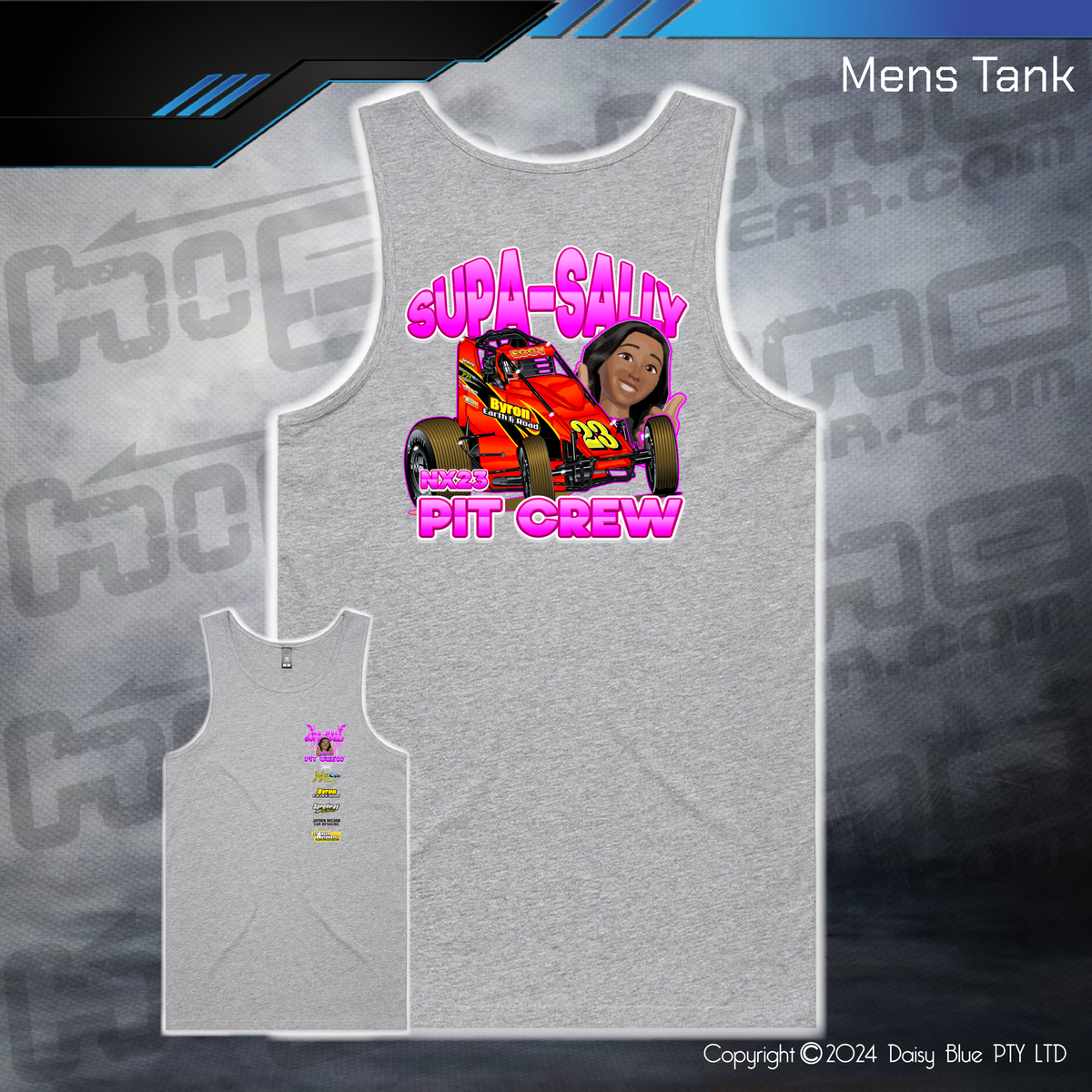 Mens/Kids Tank - Supa-Sally – Highline Racewear