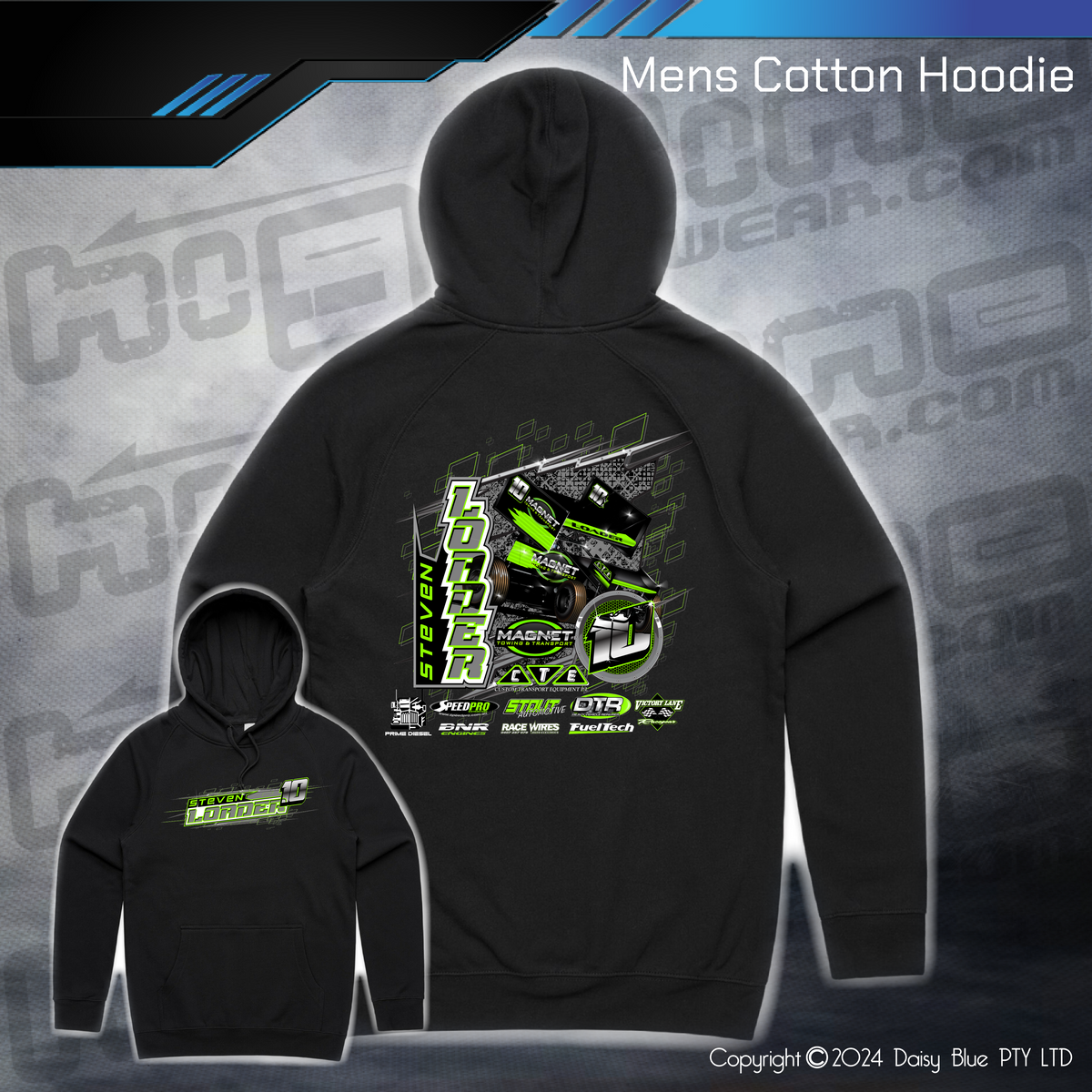 Hoodie - Steve Loader Sprint Car – Highline Racewear