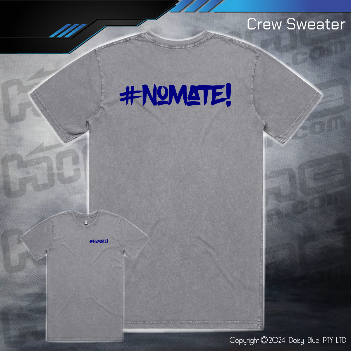Stonewash Tee - #nomate! – Highline Racewear