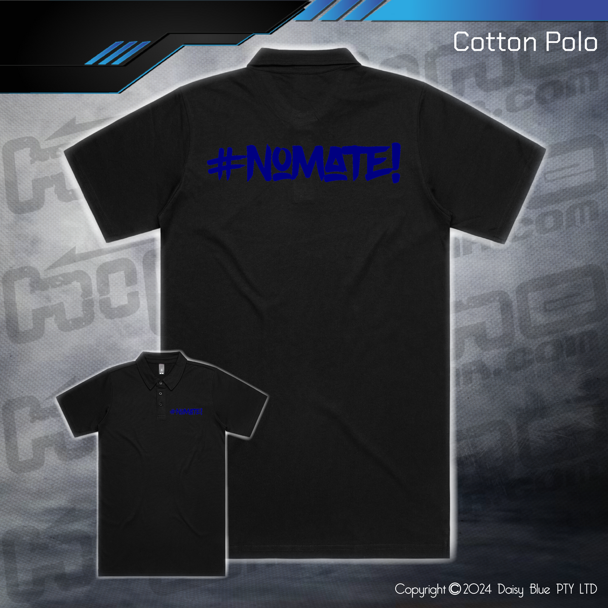 Cotton Polo - #nomate! – Highline Racewear