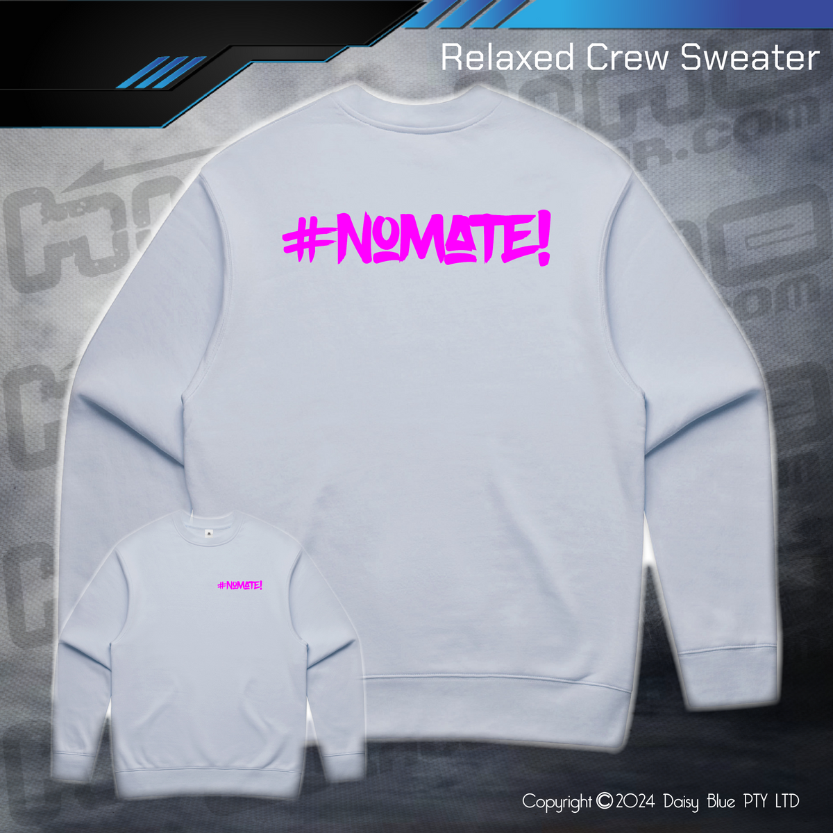 Relaxed Crew Sweater - #nomate! – Highline Racewear