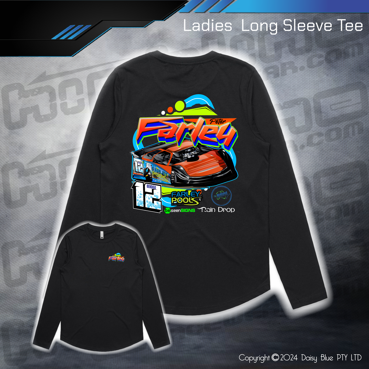 Long Sleeve Tee - Peter Farley – Highline Racewear