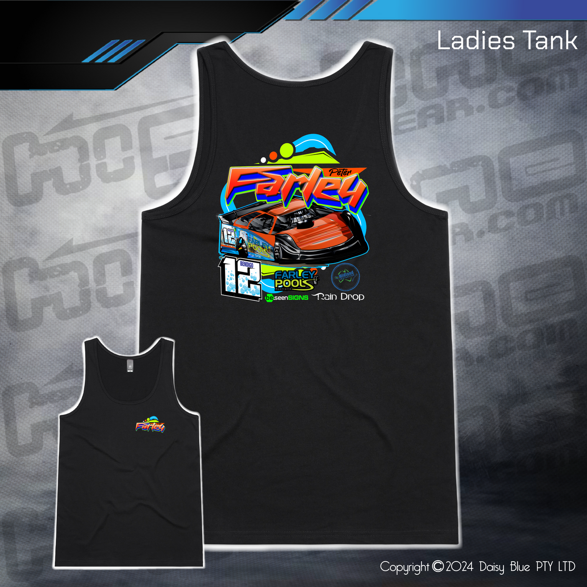 Ladies Tank - Peter Farley – Highline Racewear