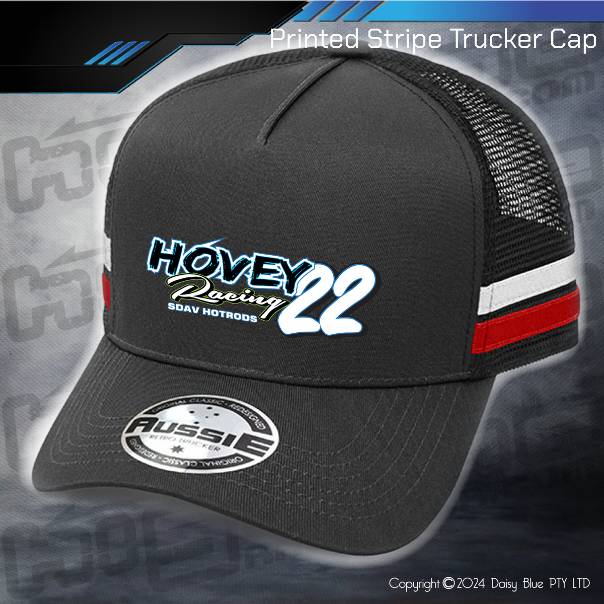 STRIPE Trucker Cap - Hovey Racing – Highline Racewear