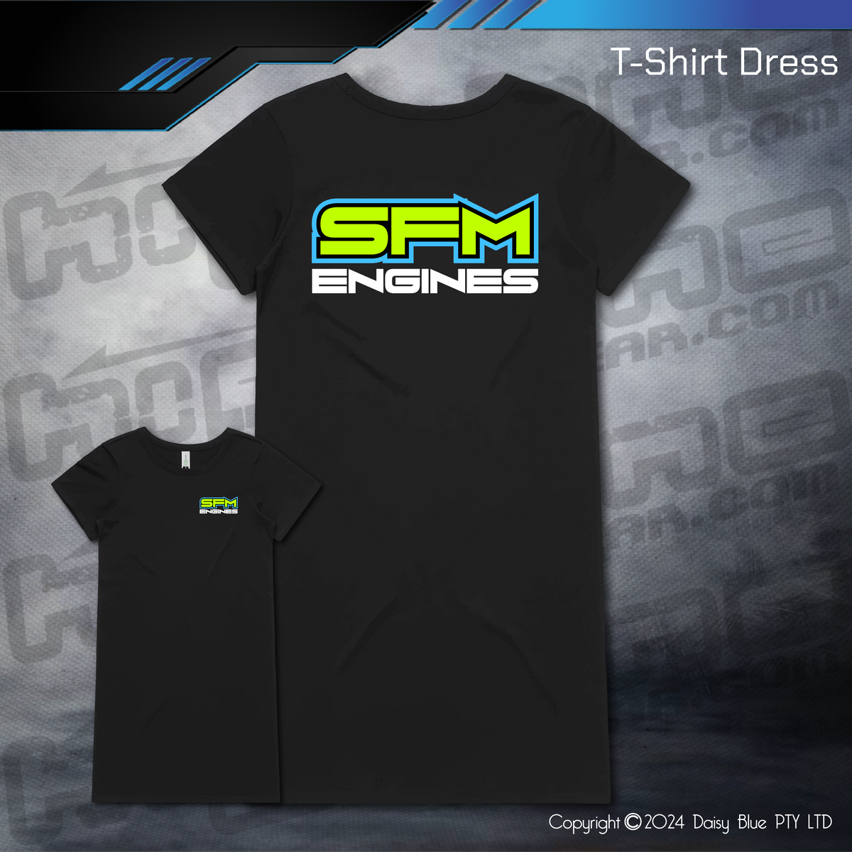 T-Shirt Dress - SFM Engines – Highline Racewear