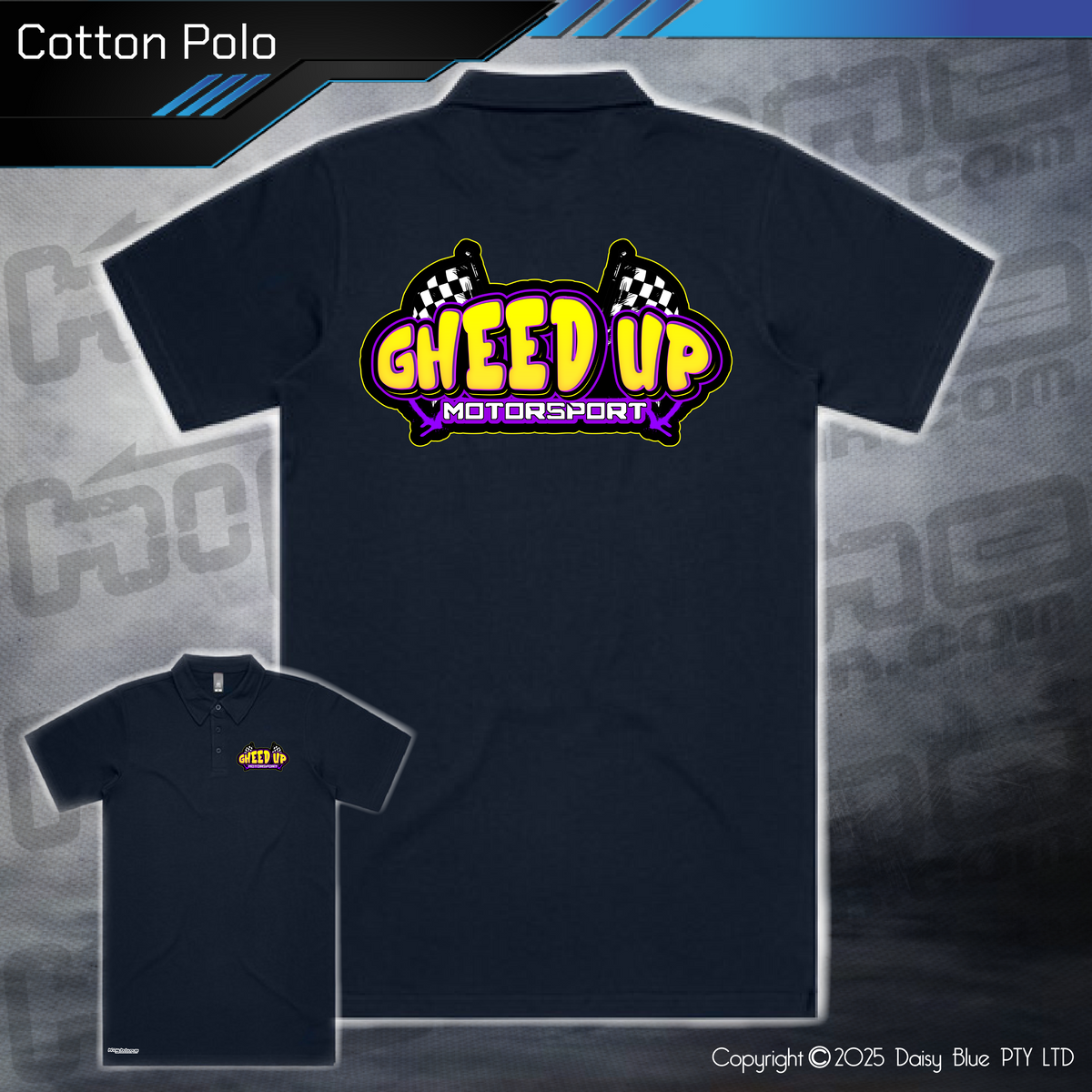 Cotton Polo - Gheed Up Motorsport – Highline Racewear