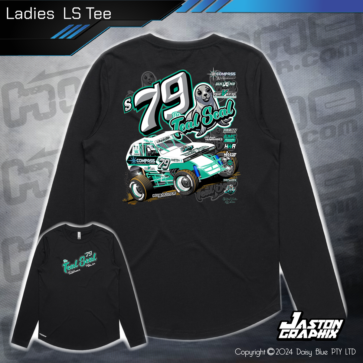 Long Sleeve Tee - Humphries/Walsh Racing – Highline Racewear