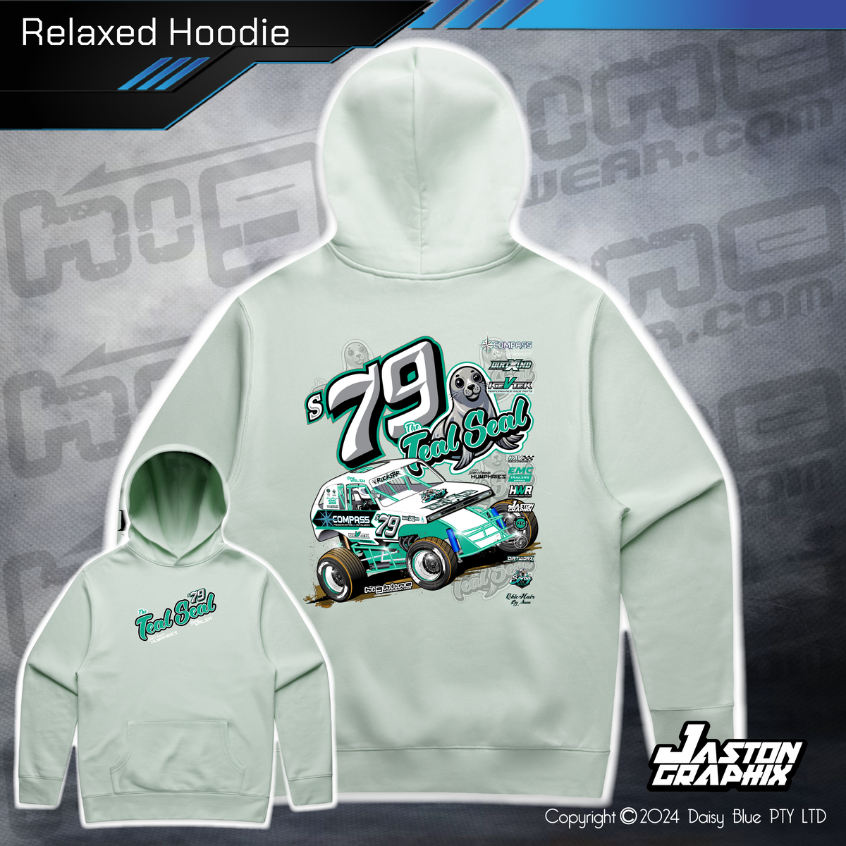 Relaxed Hoodie - Humphries/Walsh Racing – Highline Racewear