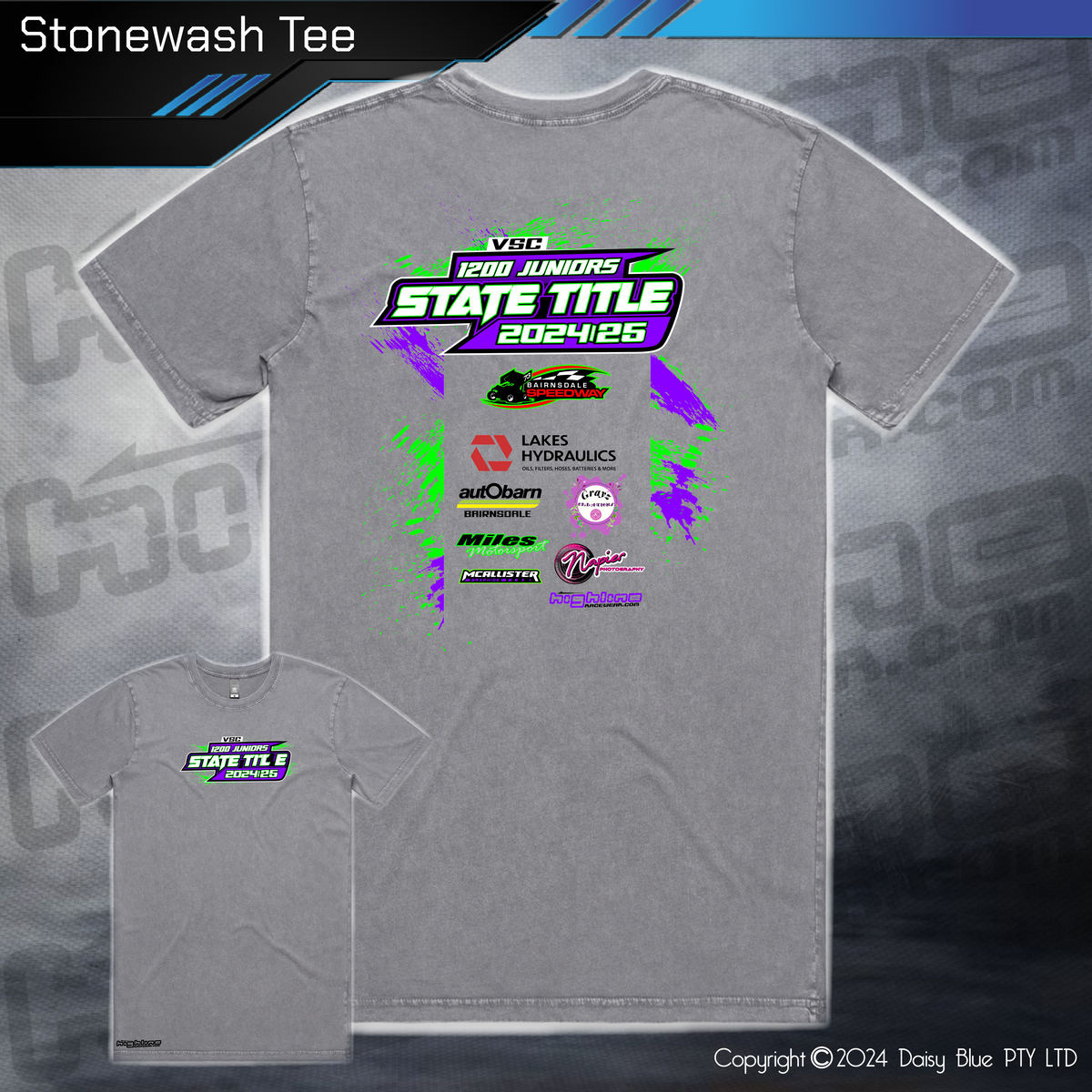 Stonewash Tee - VSC 1200 Junior Title 2024 – Highline Racewear