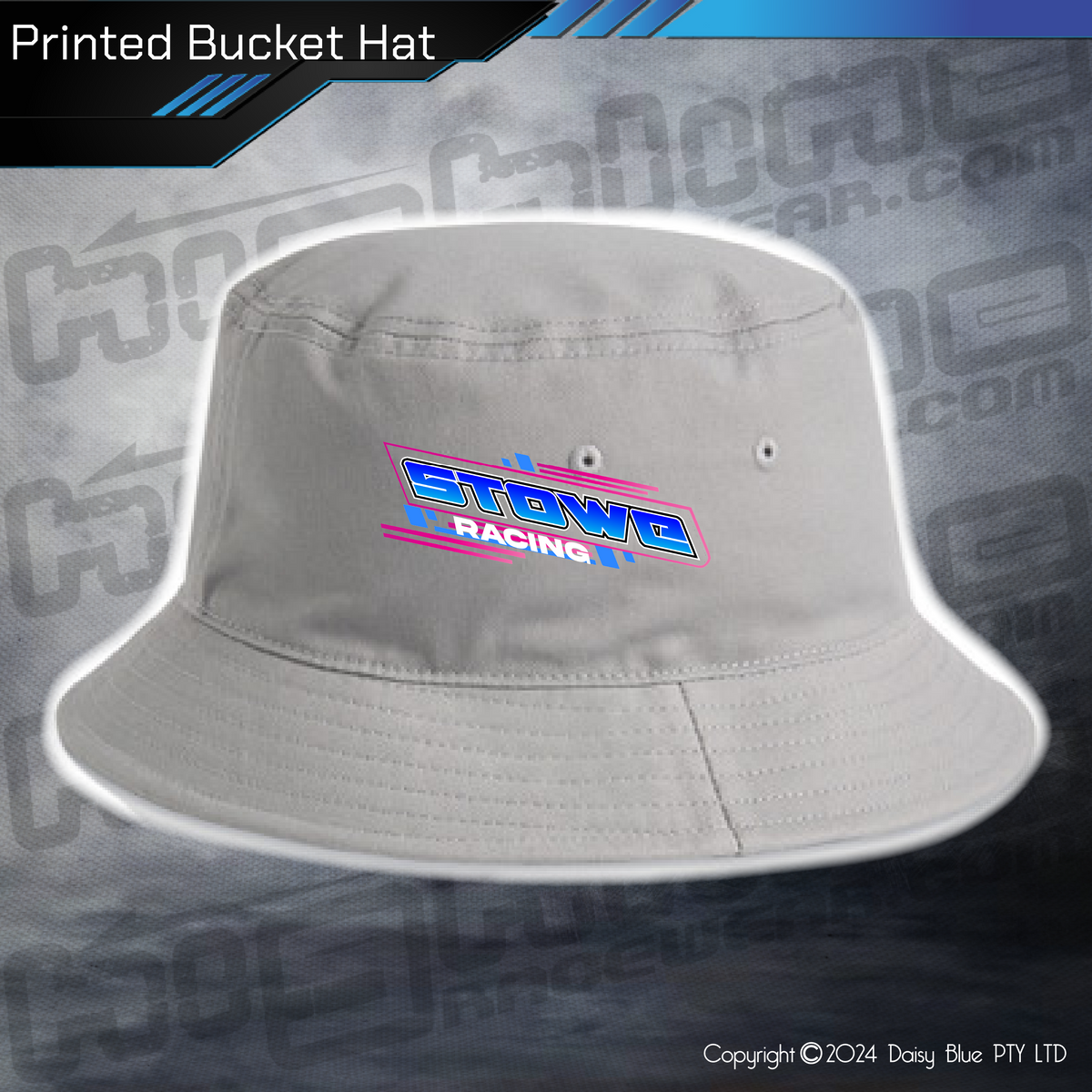Printed Bucket Hat - Rick Stowe – Highline Racewear