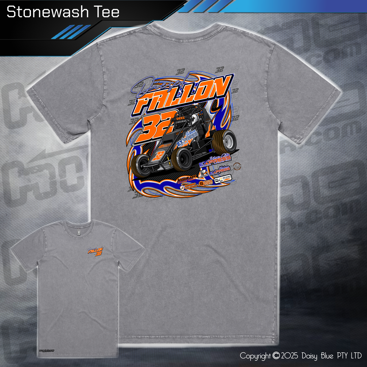 Stonewash Tee - Diesel Fallon – Highline Racewear