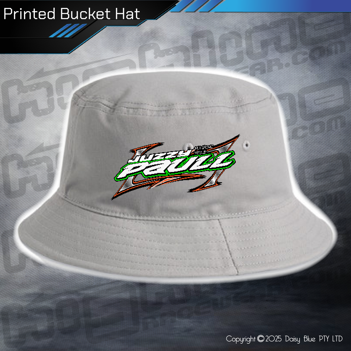 Printed Bucket Hat - Justin Paull – Highline Racewear
