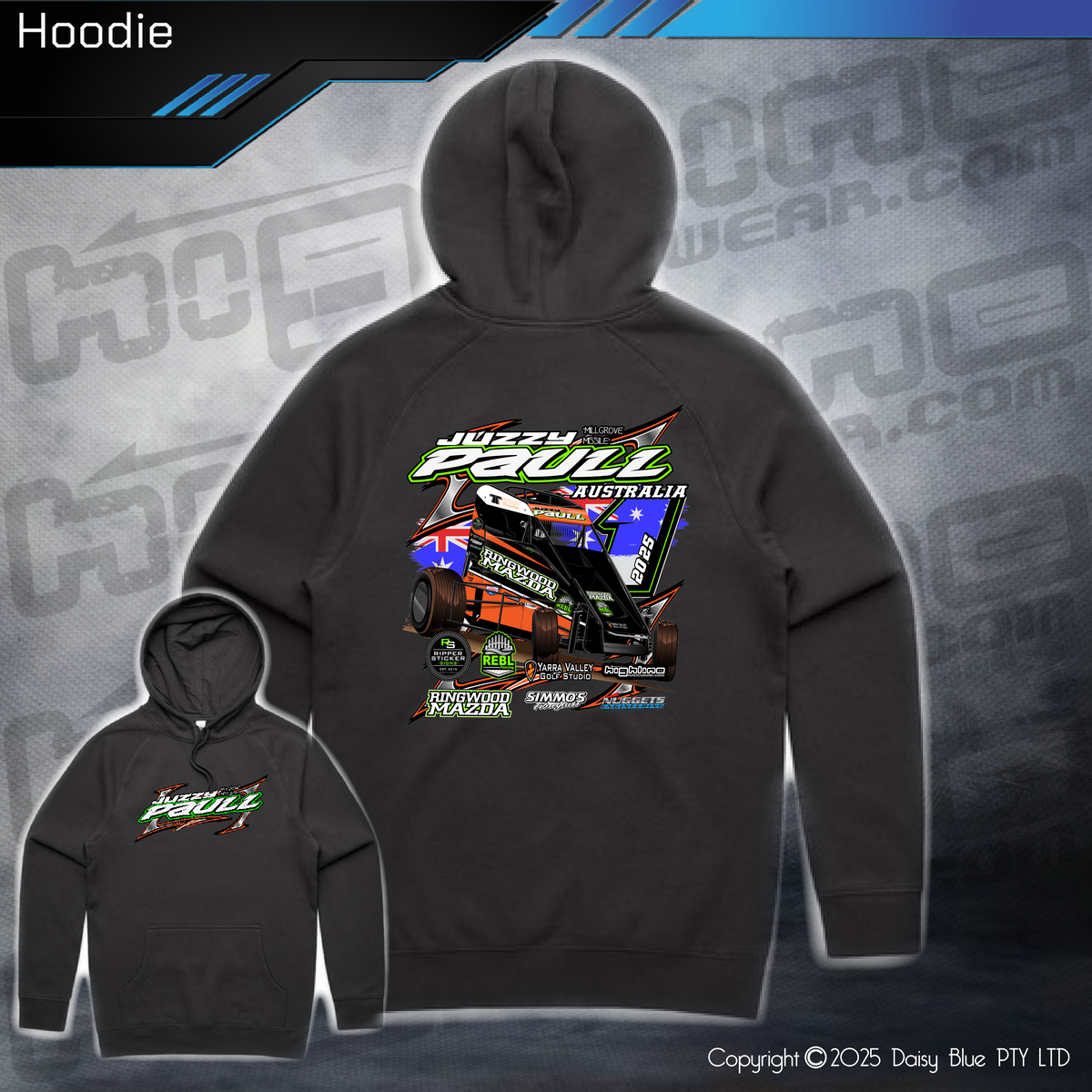 Hoodie - Justin Paull – Highline Racewear