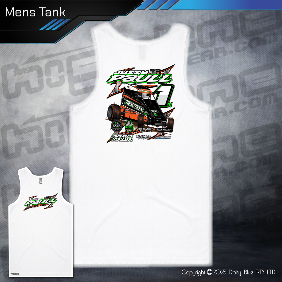 Mens/Kids Tank - Justin Paull – Highline Racewear