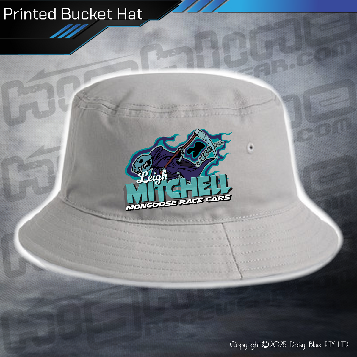 Printed Bucket Hat - Leigh Mitchell – Highline Racewear