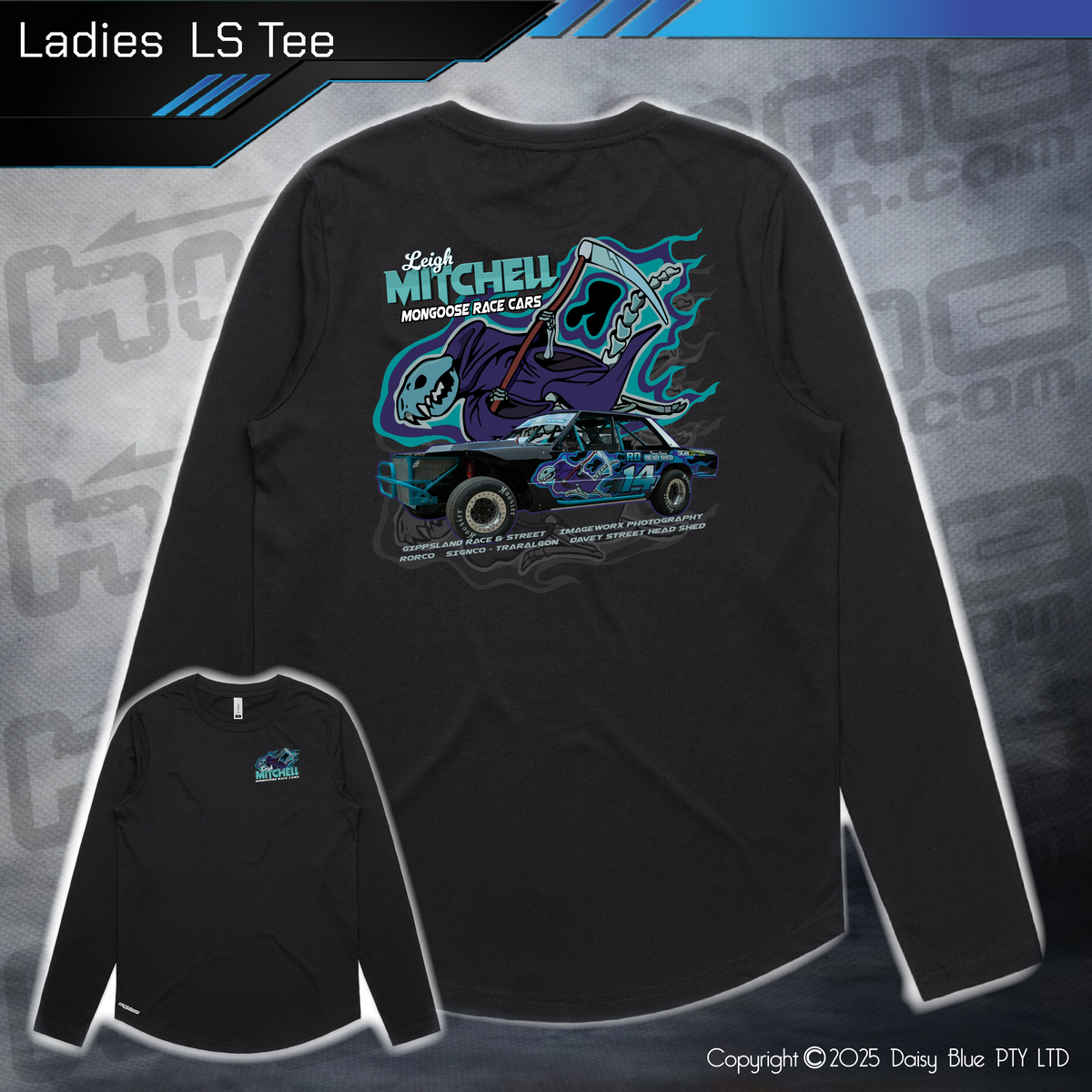 Long Sleeve Tee - Leigh Mitchell – Highline Racewear