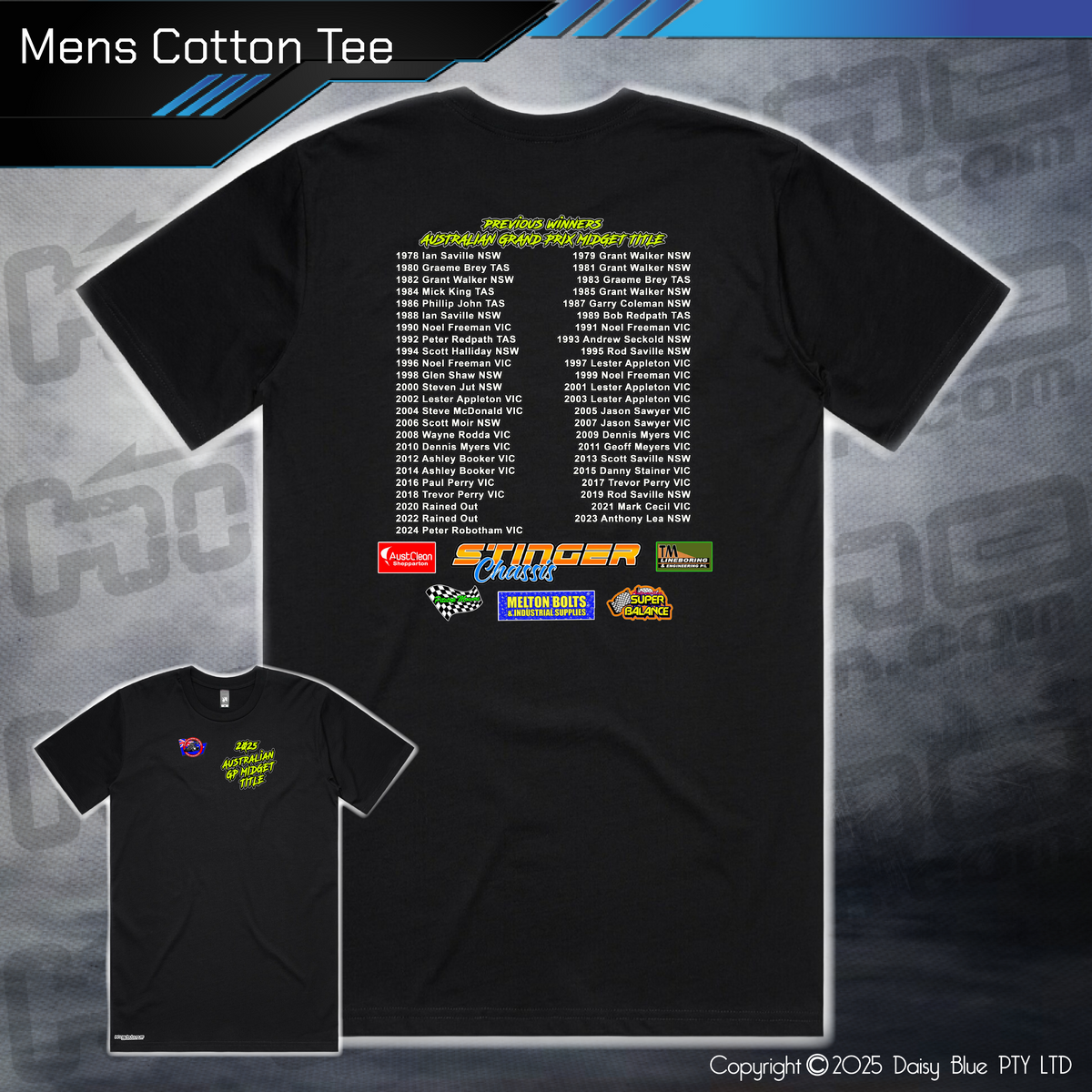 Tee - GP Midget Australian Title 2025 – Highline Racewear