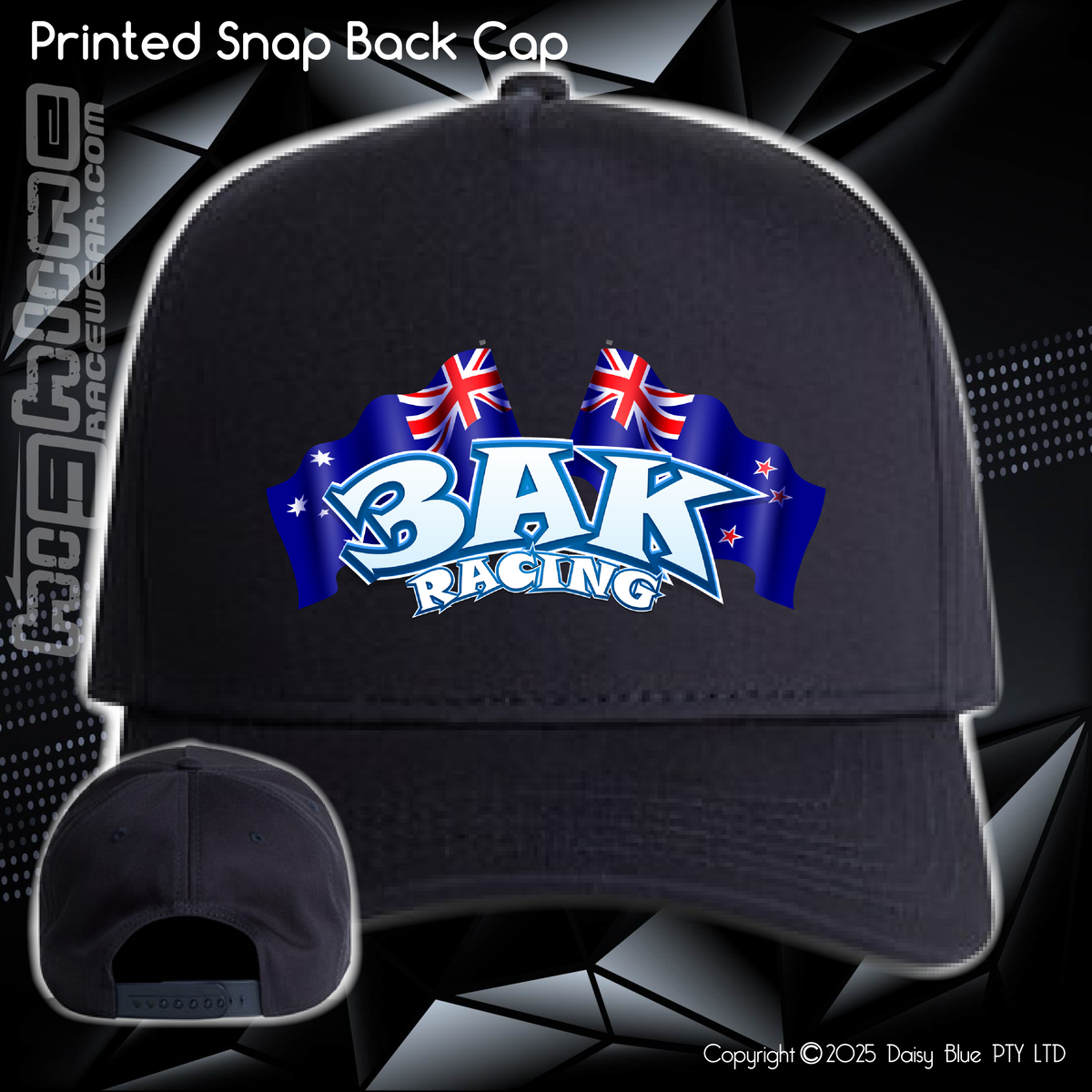 Printed Snap Back CAP - 3AK Racing – Highline Racewear