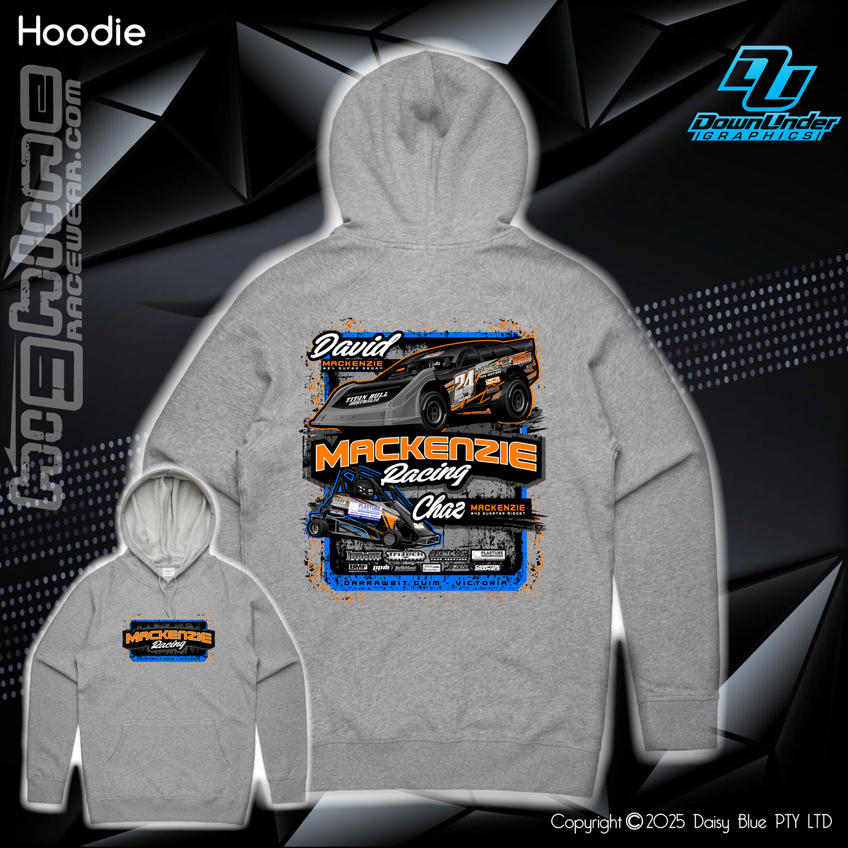 Hoodie - Dave Mackenzie – Highline Racewear