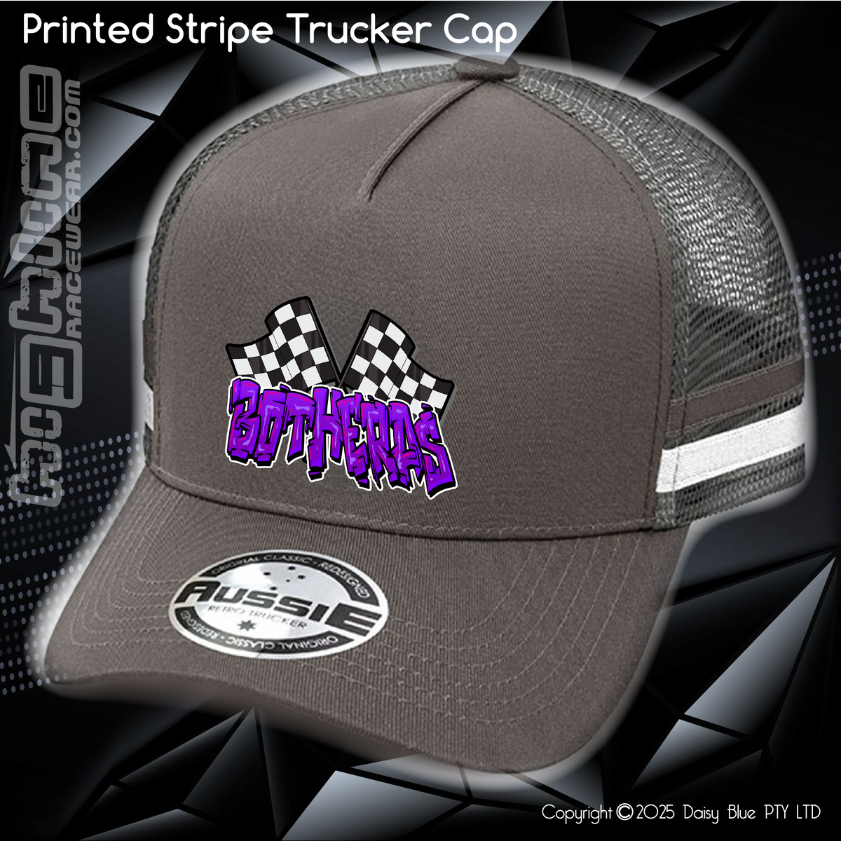 STRIPE Trucker Cap - Botheras 2026 – Highline Racewear