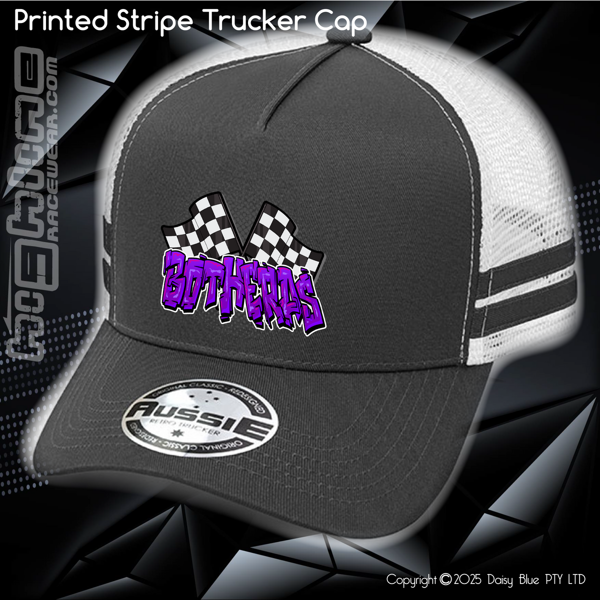 STRIPE Trucker Cap - Botheras 2026 – Highline Racewear