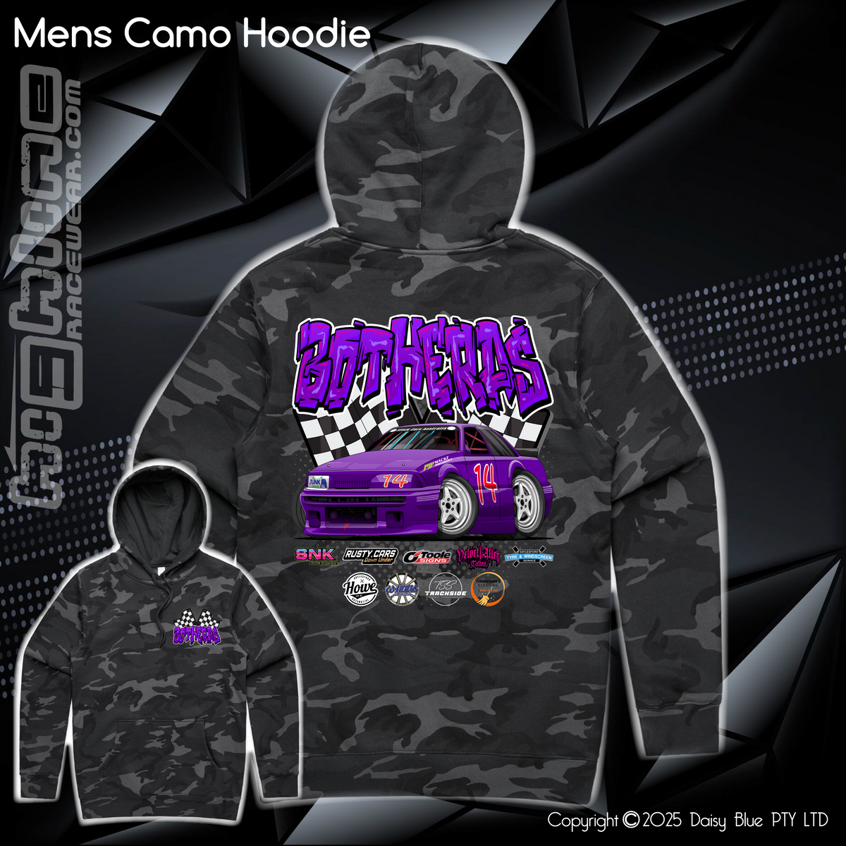Camo Hoodie - Botheras 2026 – Highline Racewear