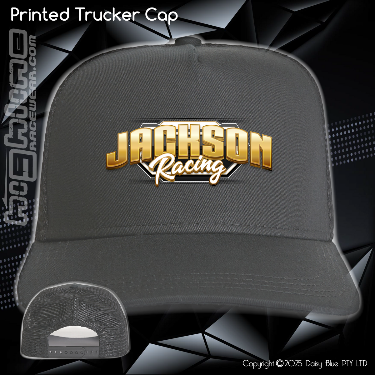 Printed Trucker Cap - Jackson Racing – Highline Racewear