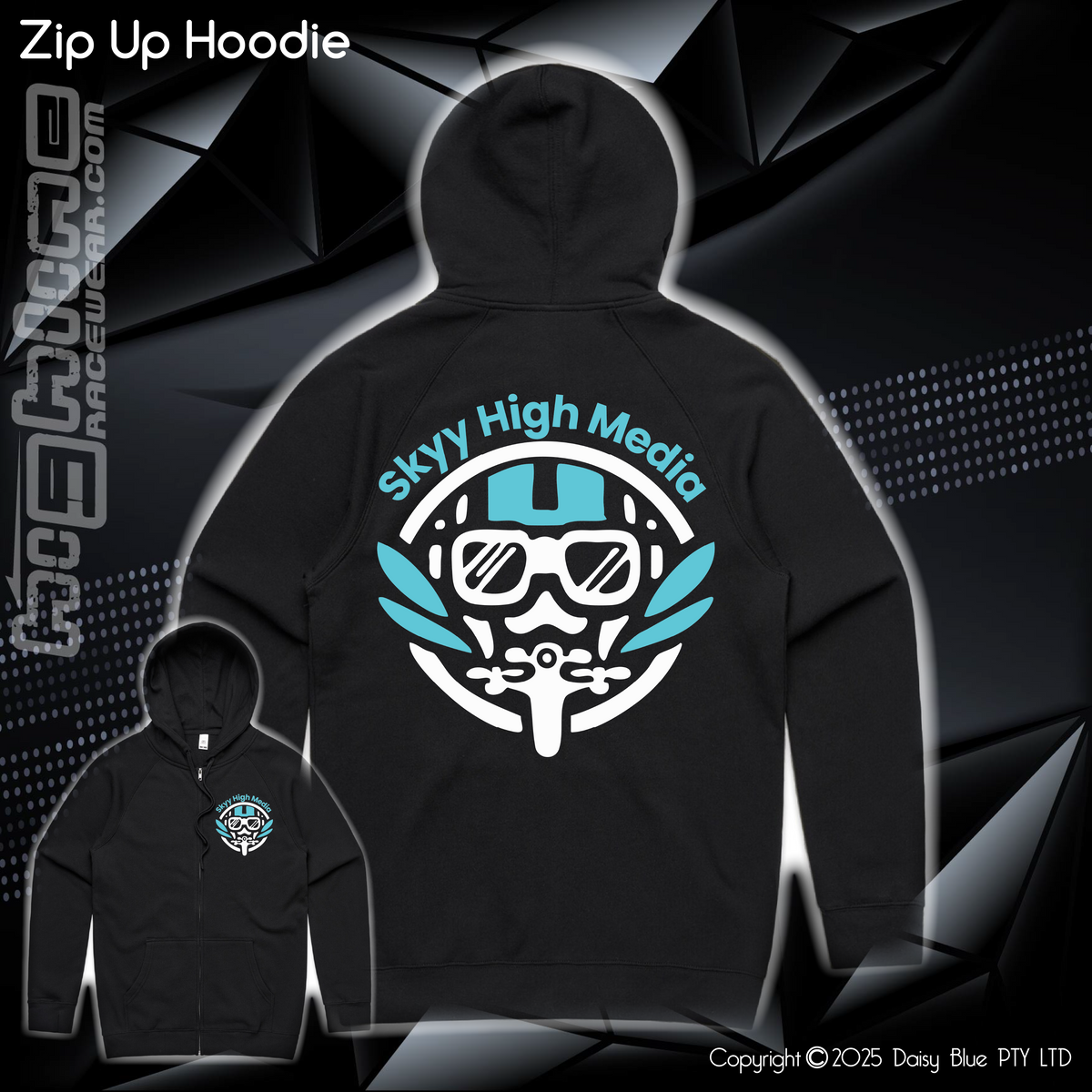 Zip Up Hoodie - Skyy High Media – Highline Racewear
