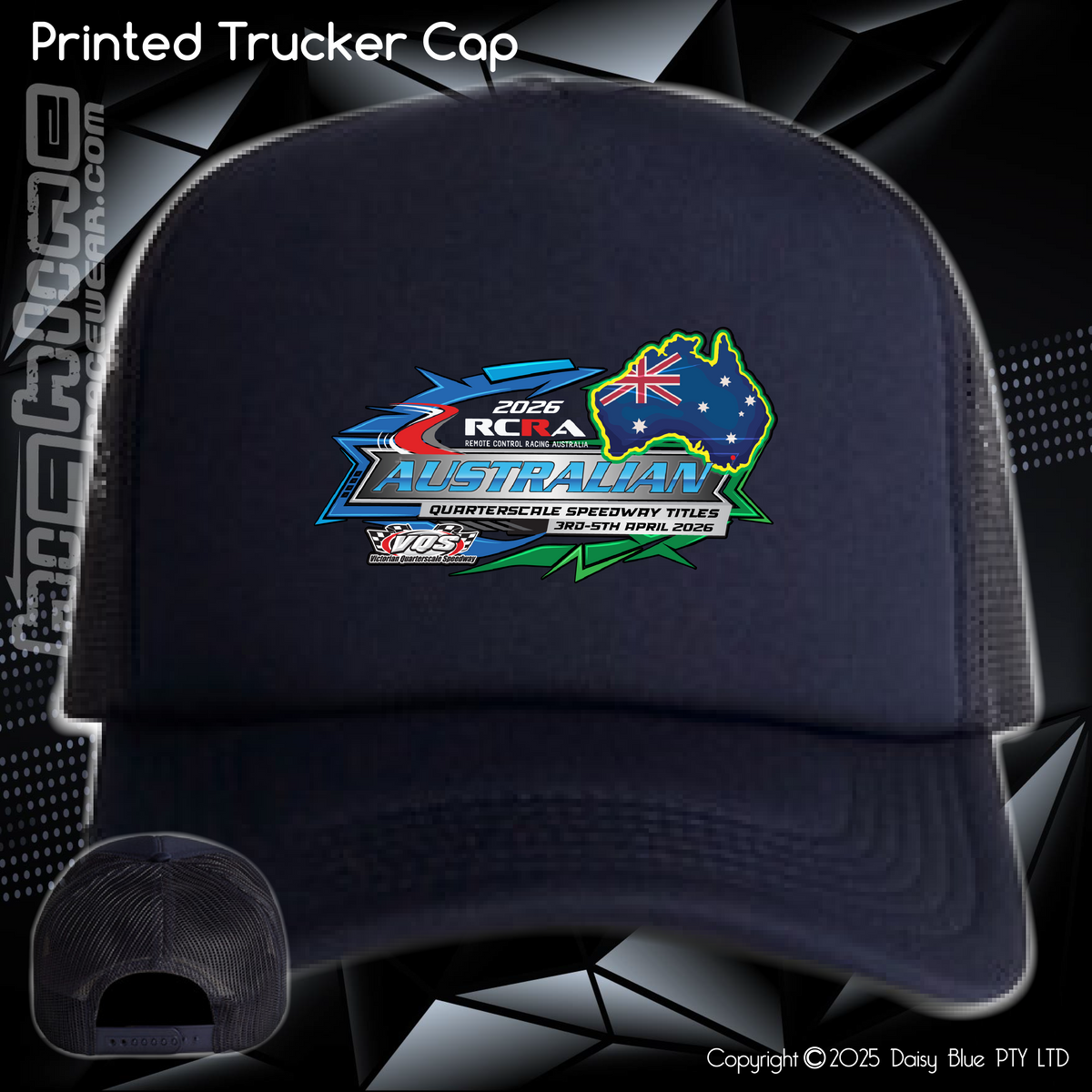 Printed Trucker Cap - RCRA Title 2026 – Highline Racewear