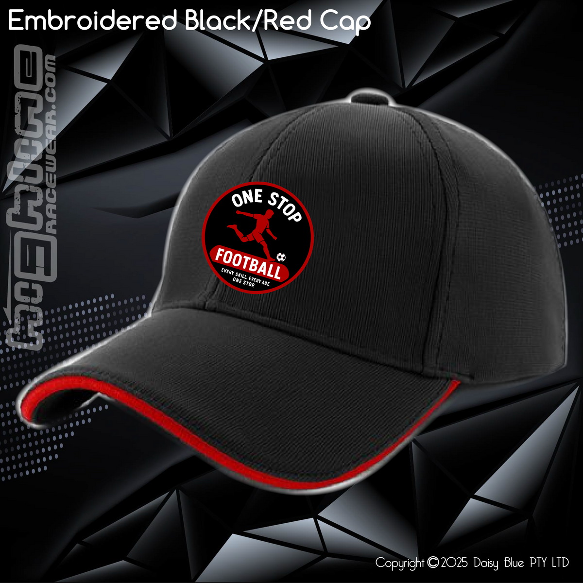 Embroidered CAP - One Stop Football – Highline Racewear
