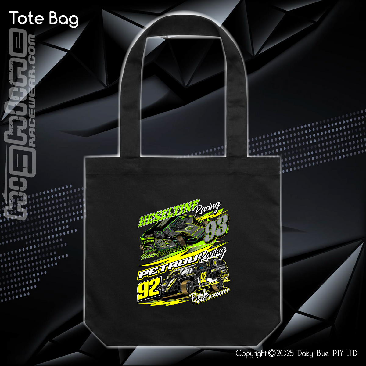 Tote Bag - Heseltine/Petrou Racing – Highline Racewear