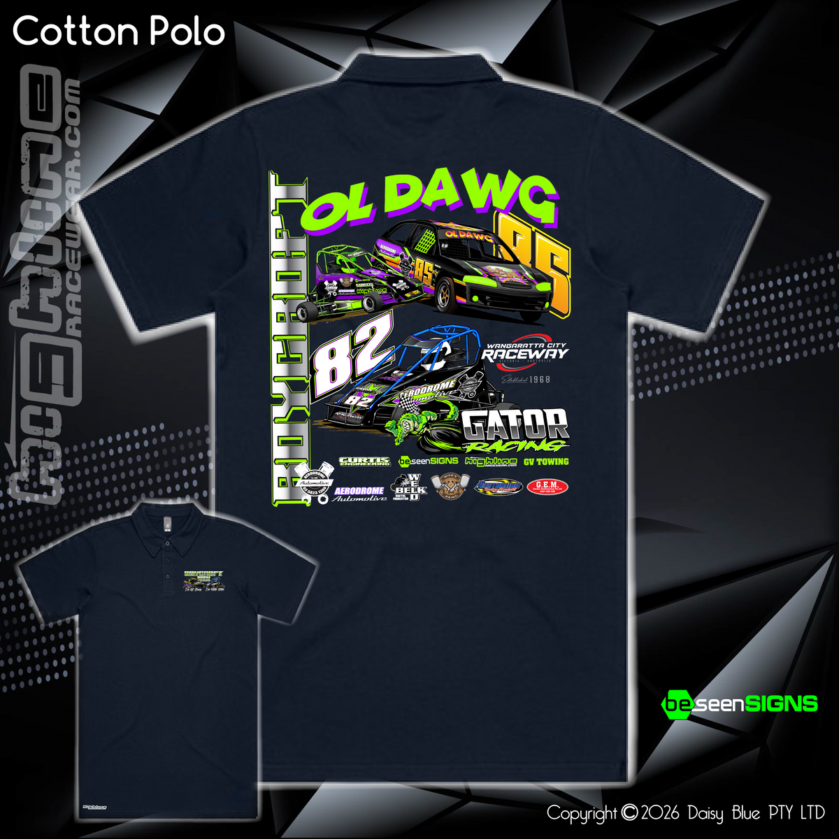Cotton Polo - Roycroft Brothers – Highline Racewear