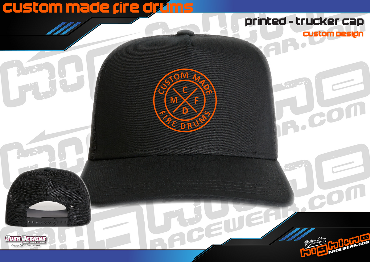 Trucker Cap - Custom Made Fire Pits – Highline Racewear