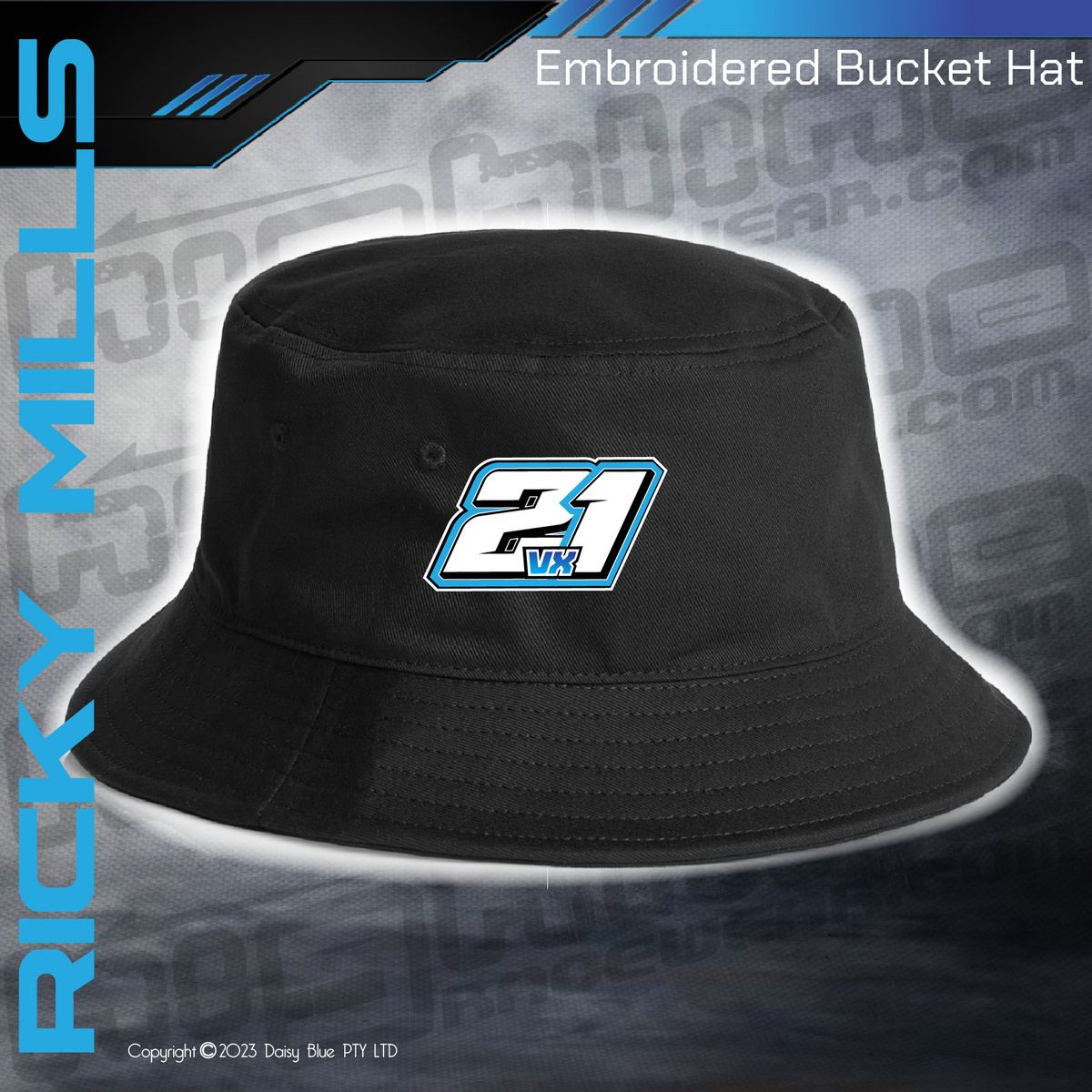 Embroidered Bucket Hat - Mills Motorsport – Highline Racewear