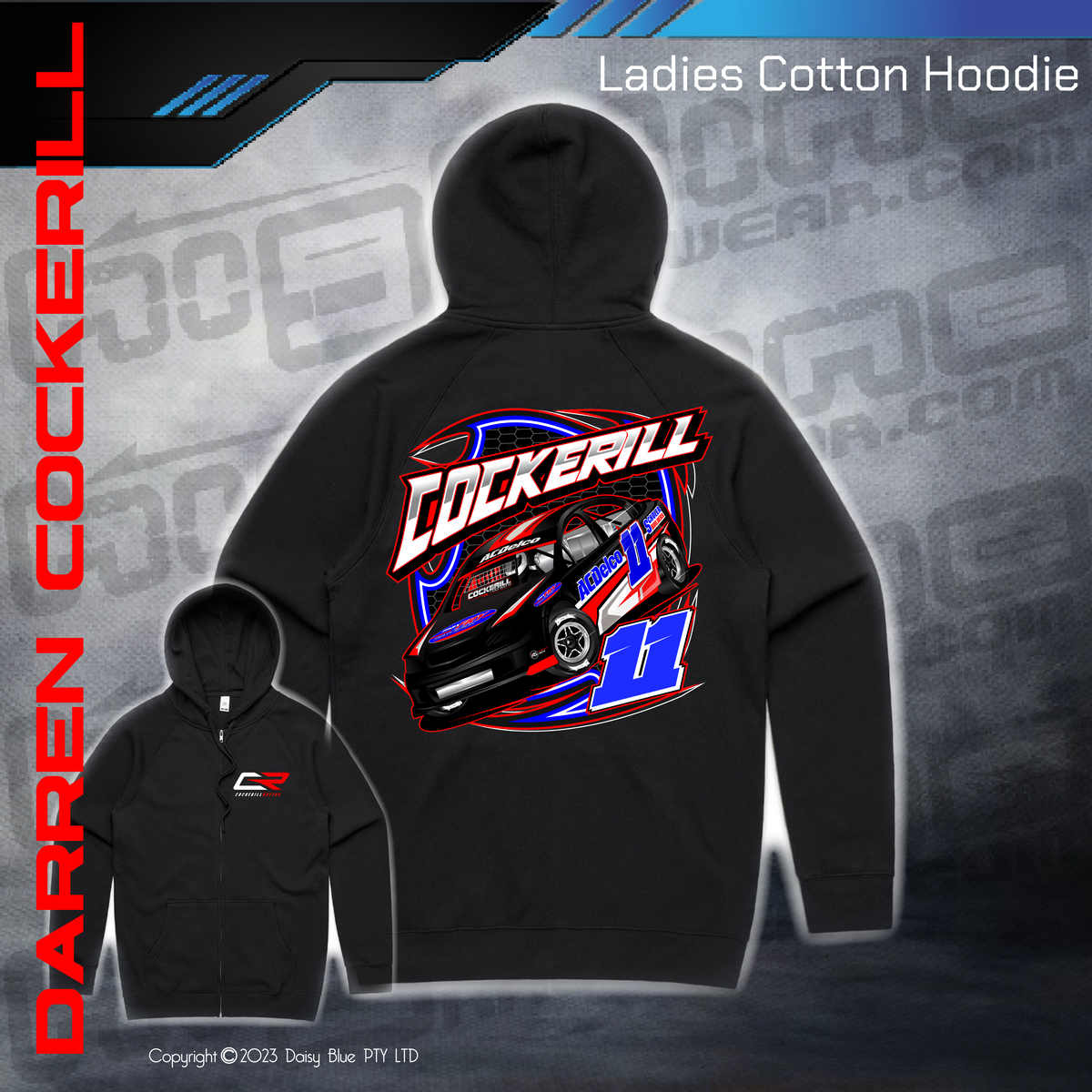 Zip Up Hoodie - Cockerill Racing – Highline Racewear