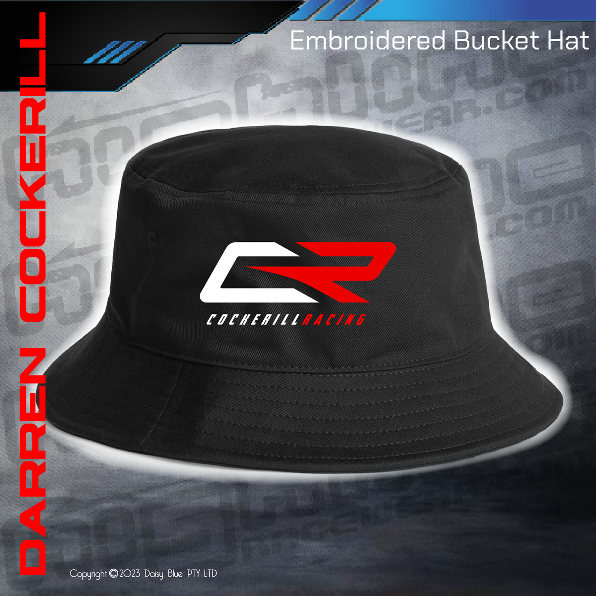 Embroidered Bucket Hat - Cockerill Racing – Highline Racewear