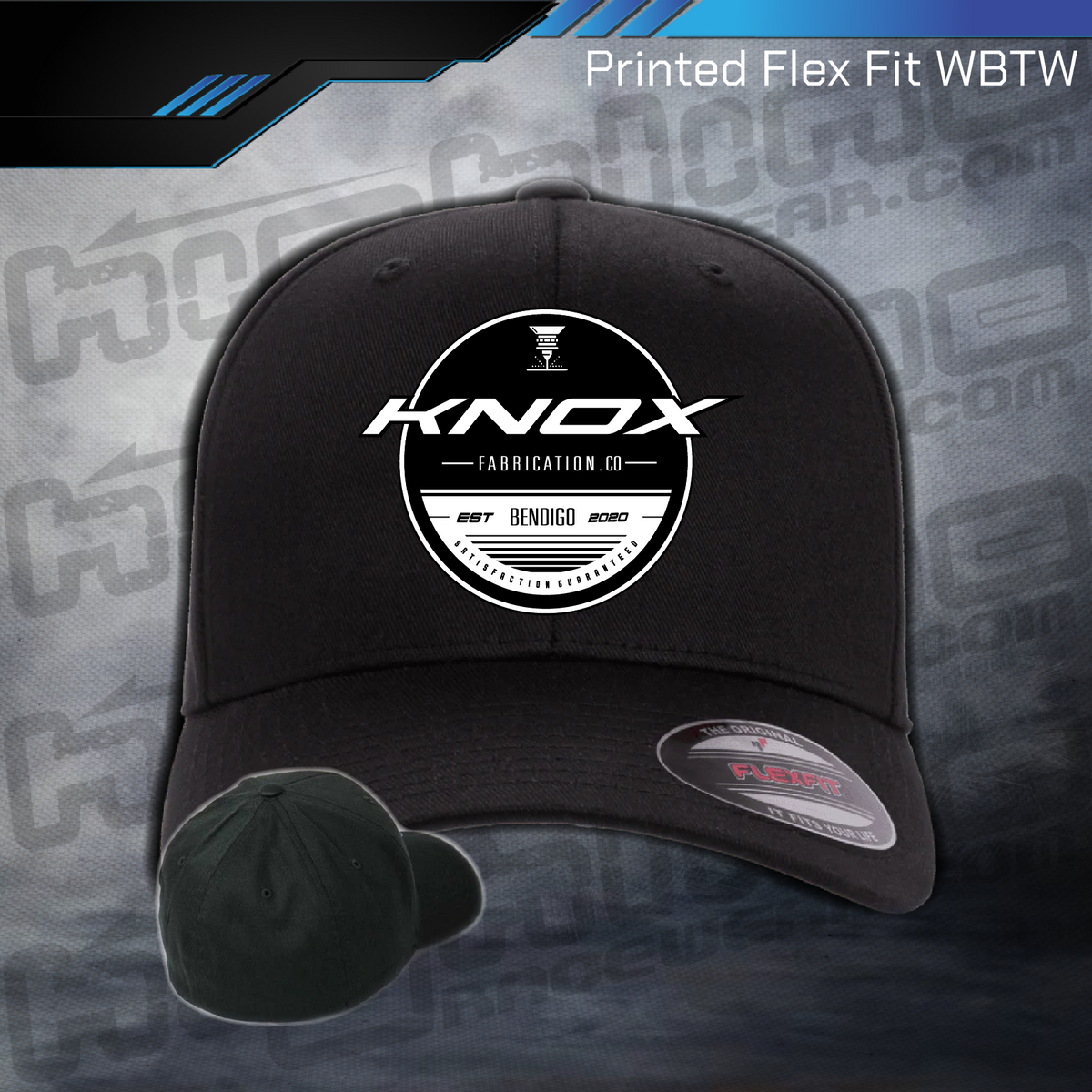 Printed FLEX FIT CAP - Knox Fabrication – Highline Racewear