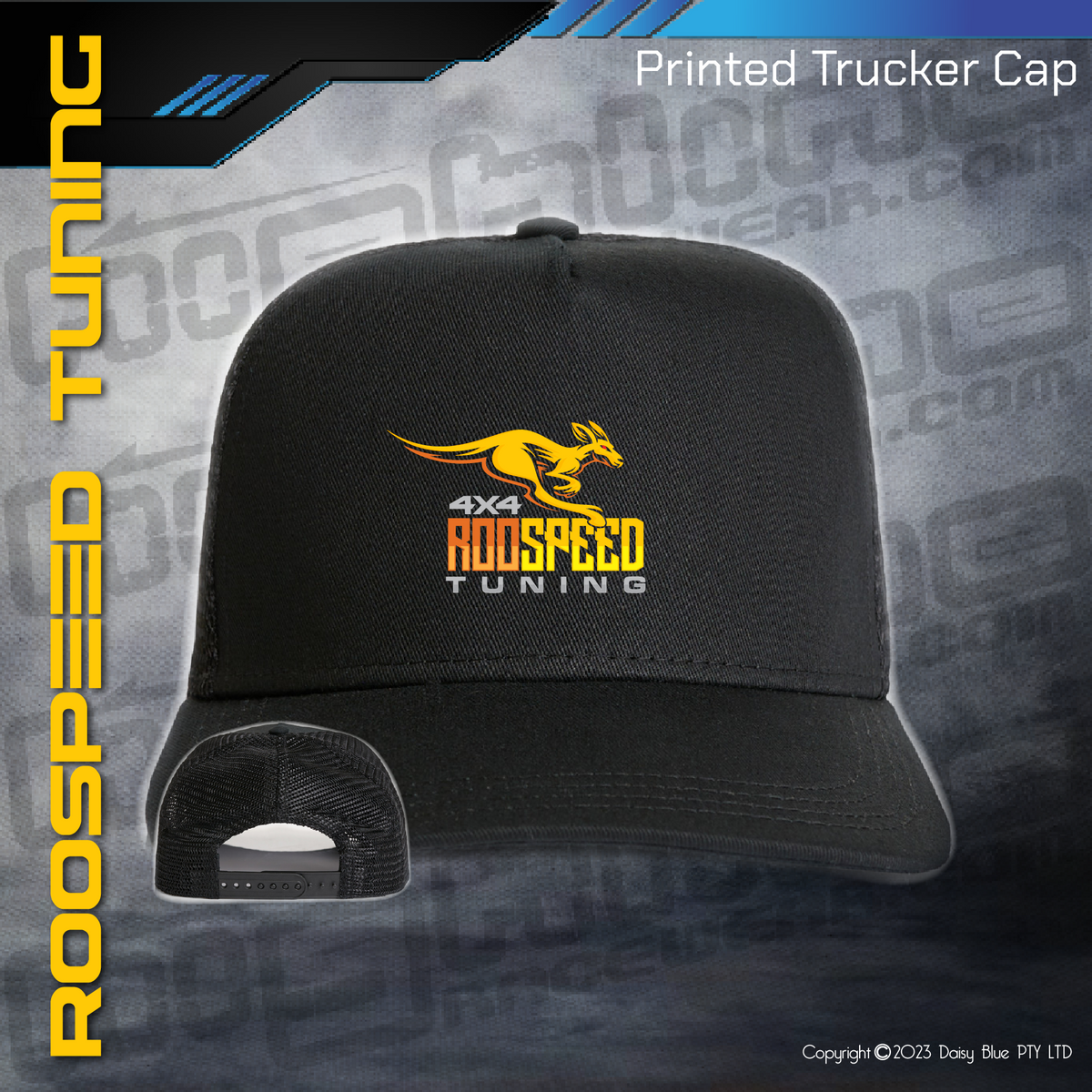 Printed Trucker Cap - RooSpeed 4x4 Tuning – Highline Racewear